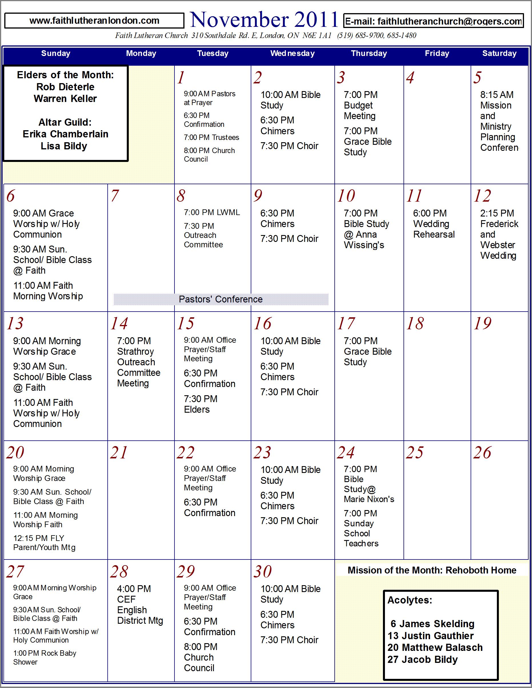 Older Calendars